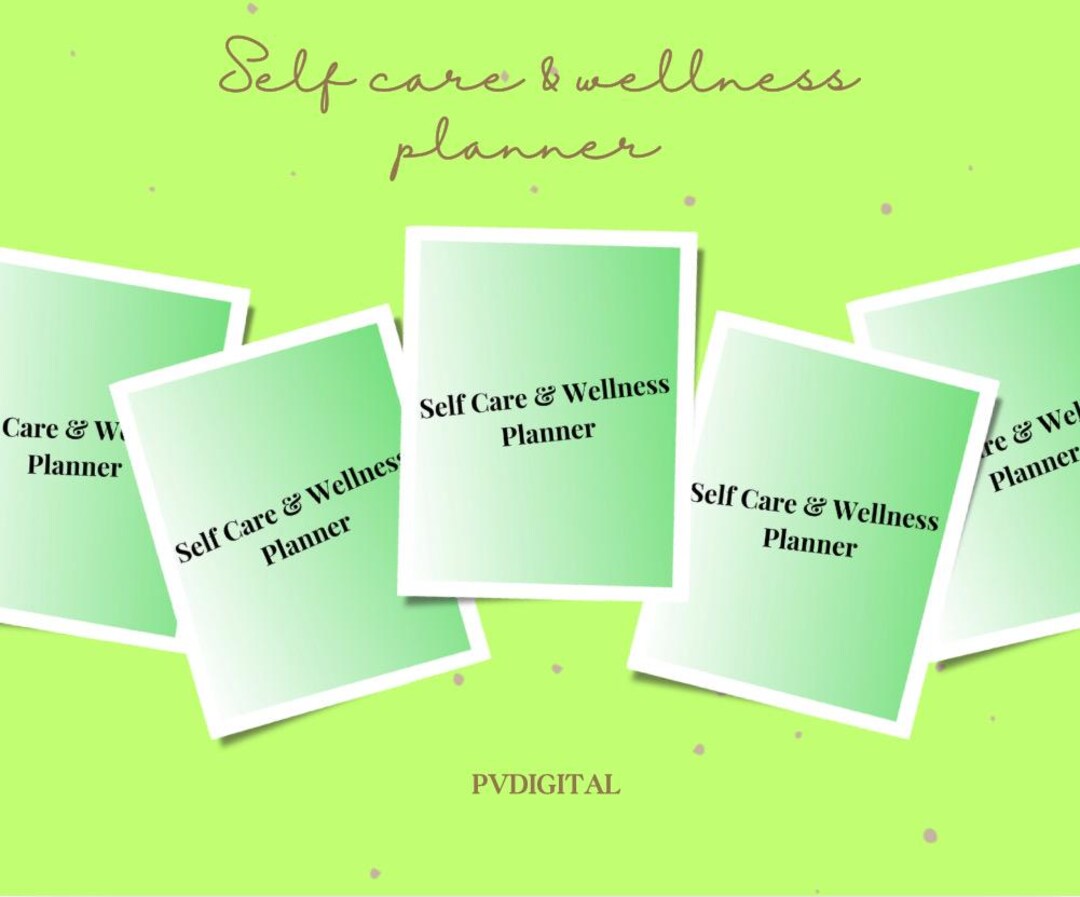 Self Care & Wellness Planner - Etsy