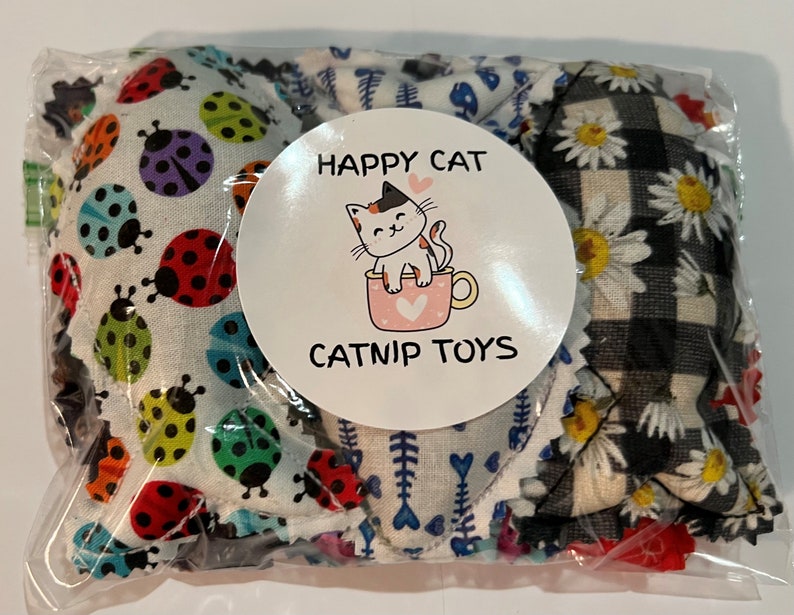 6 Pack Catnip Fish Toys Fish Catnip Toys Six Organic - Etsy