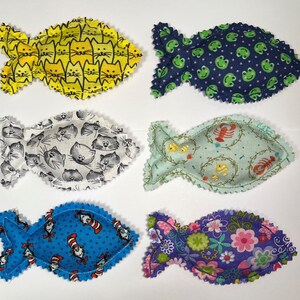 6 Pack Catnip Fish Toys Fish Catnip Toys Six Organic - Etsy