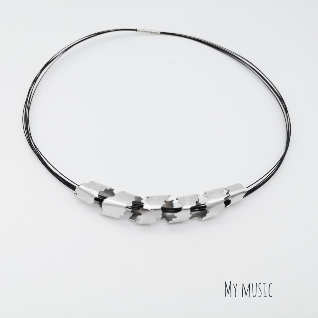 Mein Lieblingslied, Musik-Halskette, diskrete Halskette, Lied-Halskette ...