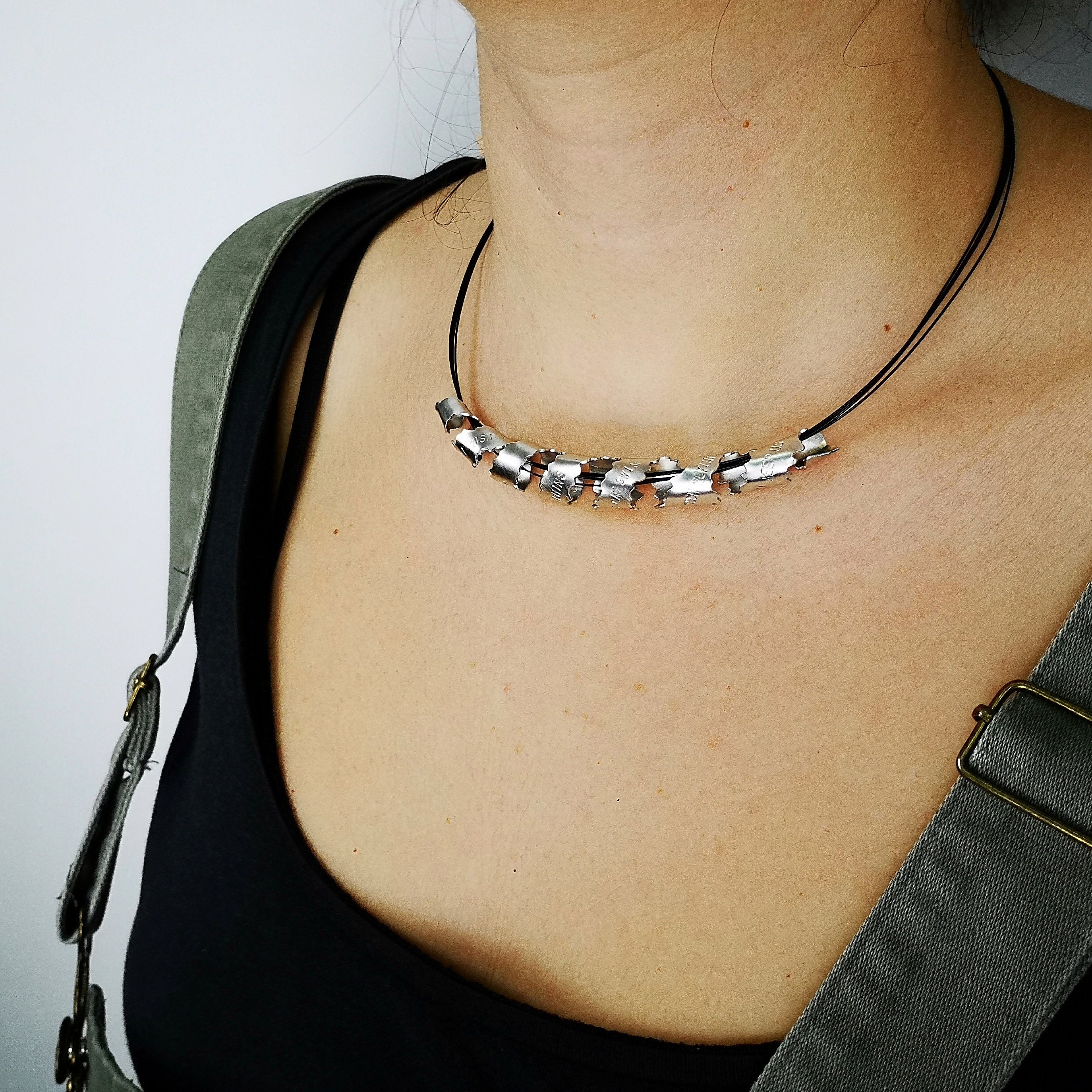 Mein Lieblingslied, Musik-Halskette, diskrete Halskette, Lied-Halskette ...