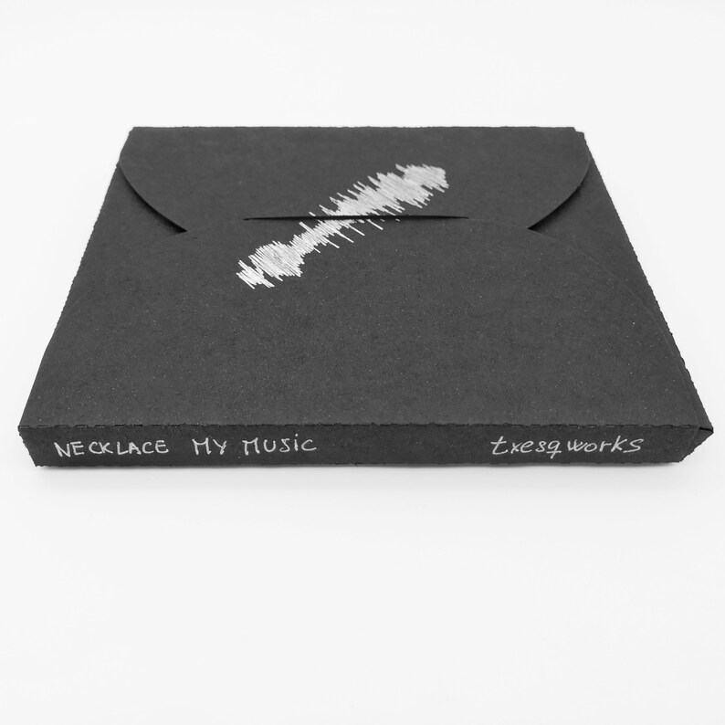 Mein Lieblingslied, Musik-Halskette, diskrete Halskette, Lied-Halskette ...