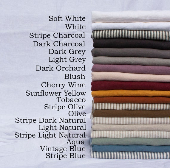 Linen Fabric Sample Set Natural Linen Linen Fabric Swatch - Etsy