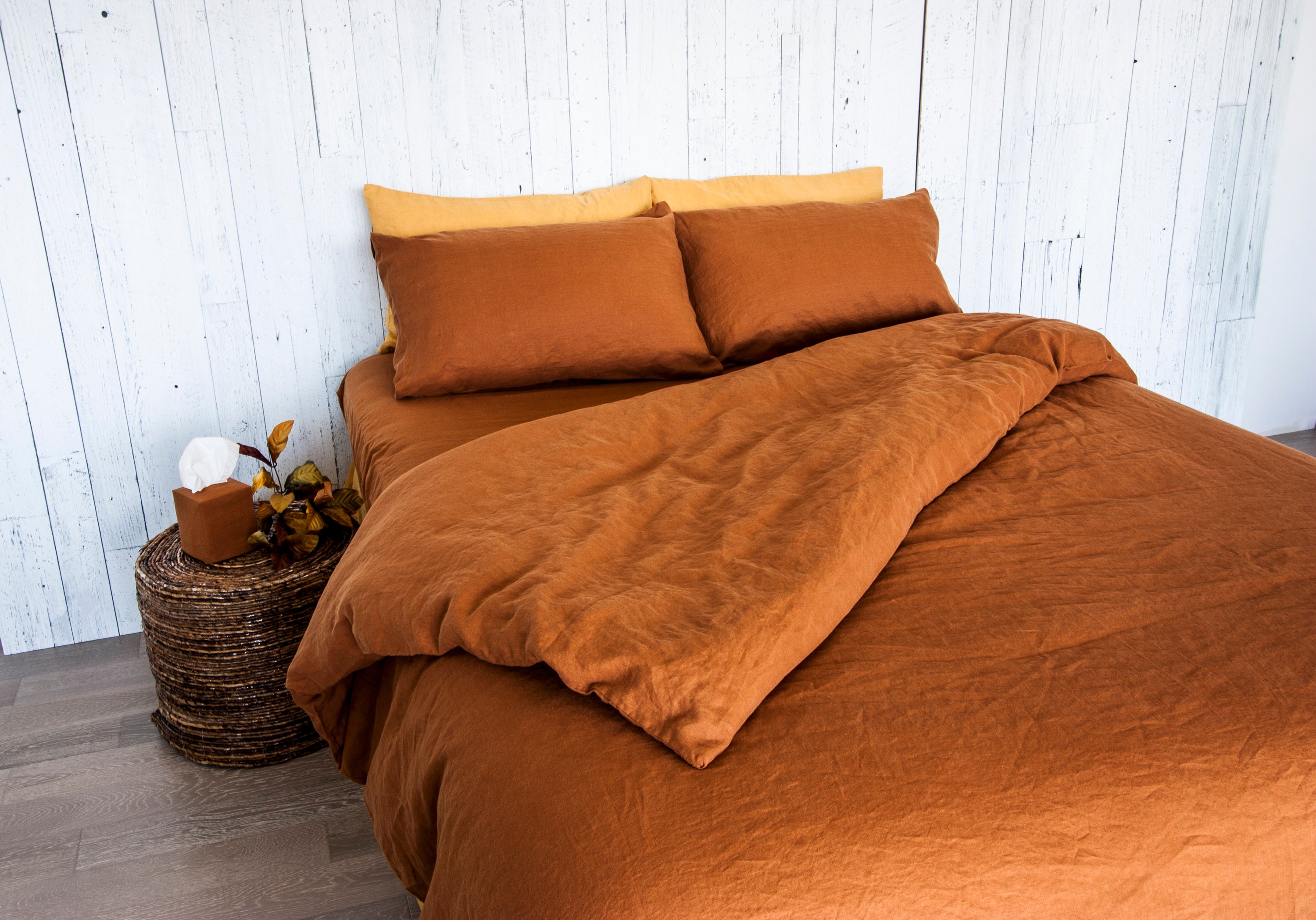 Linen Back Envelope Pillowcase Linen Pillow Sham Linen - Etsy Canada