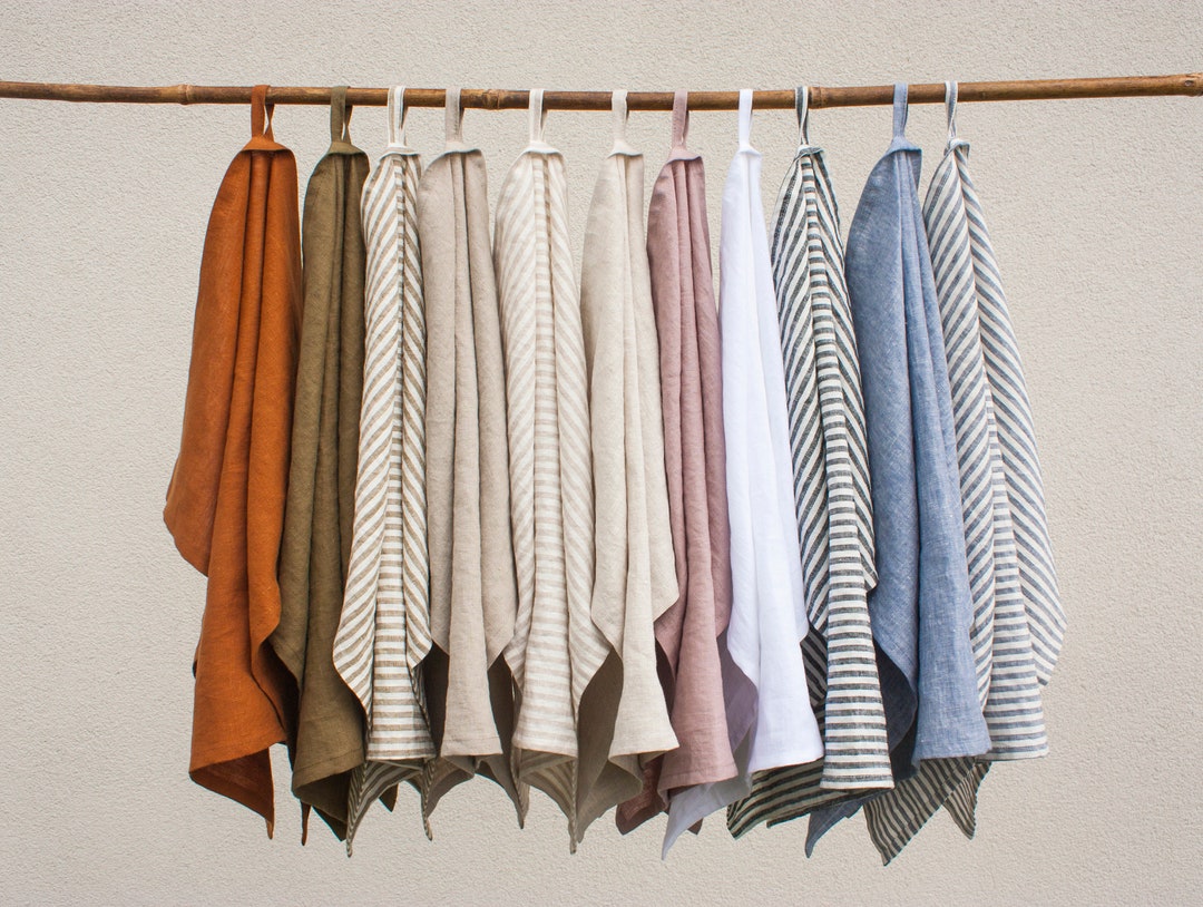 Linen Kitchen Towel - Linen Tea Towel - Natural Linen - Linen Towel ...