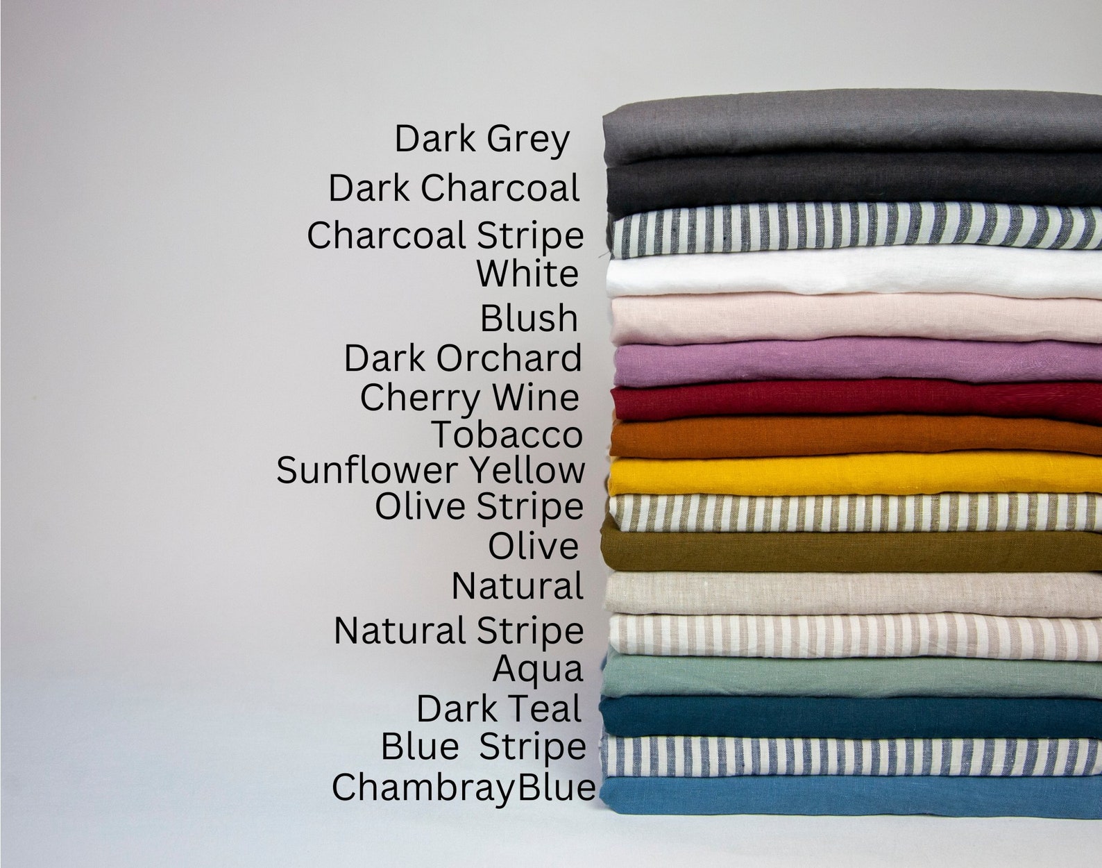 Striped Linen Fitted Sheet Linen Bedding Linen Sheet - Etsy Canada