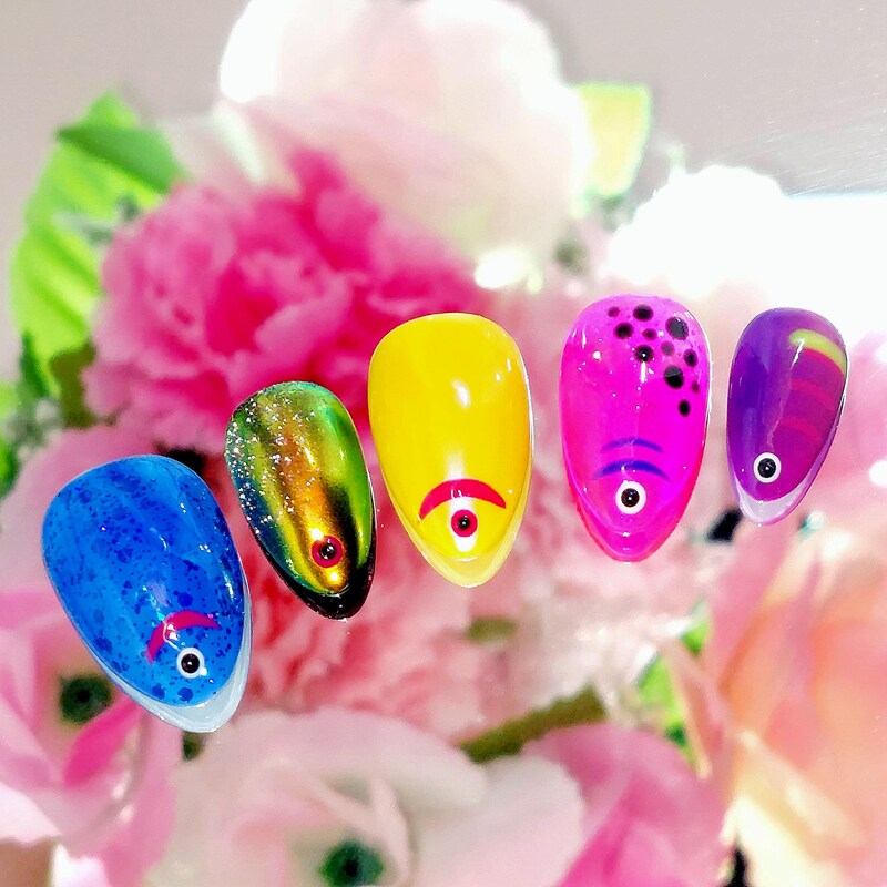 Fishing Lure Nails - Etsy