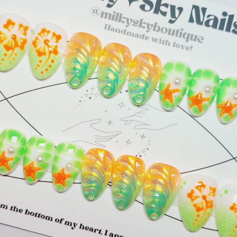 Gyaru Nails - Etsy