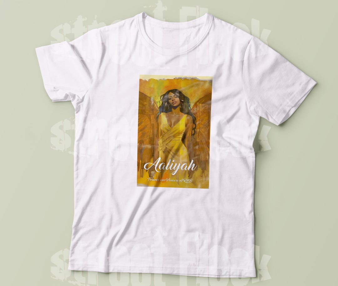 Aaliyah T Shirt, Retro R&B Hip Hop Music Fan Shirt, Concert Tee, 1979 ...