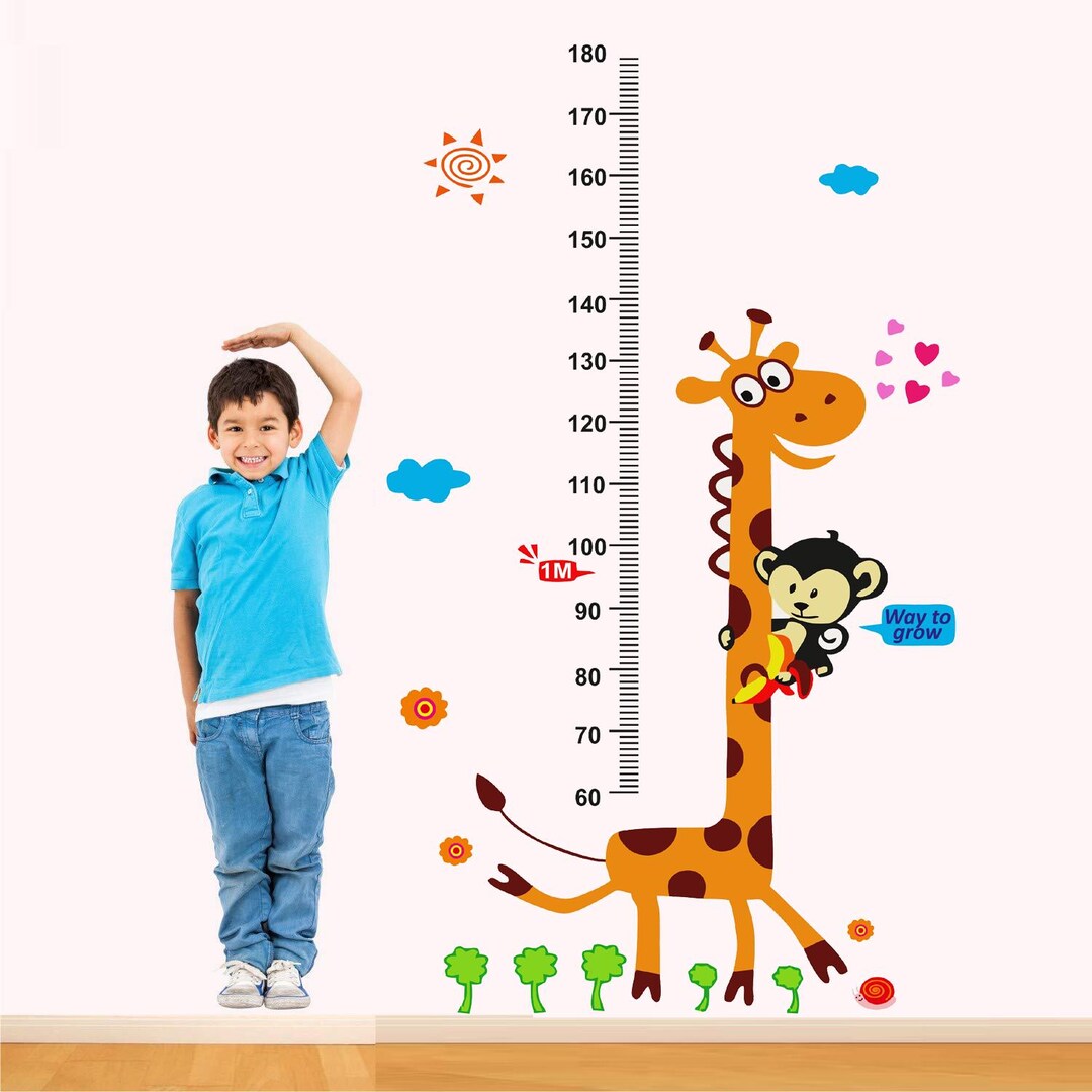 Tanishacrafts 180 Cm Wall Decal Sticker Children Height Measure/height ...