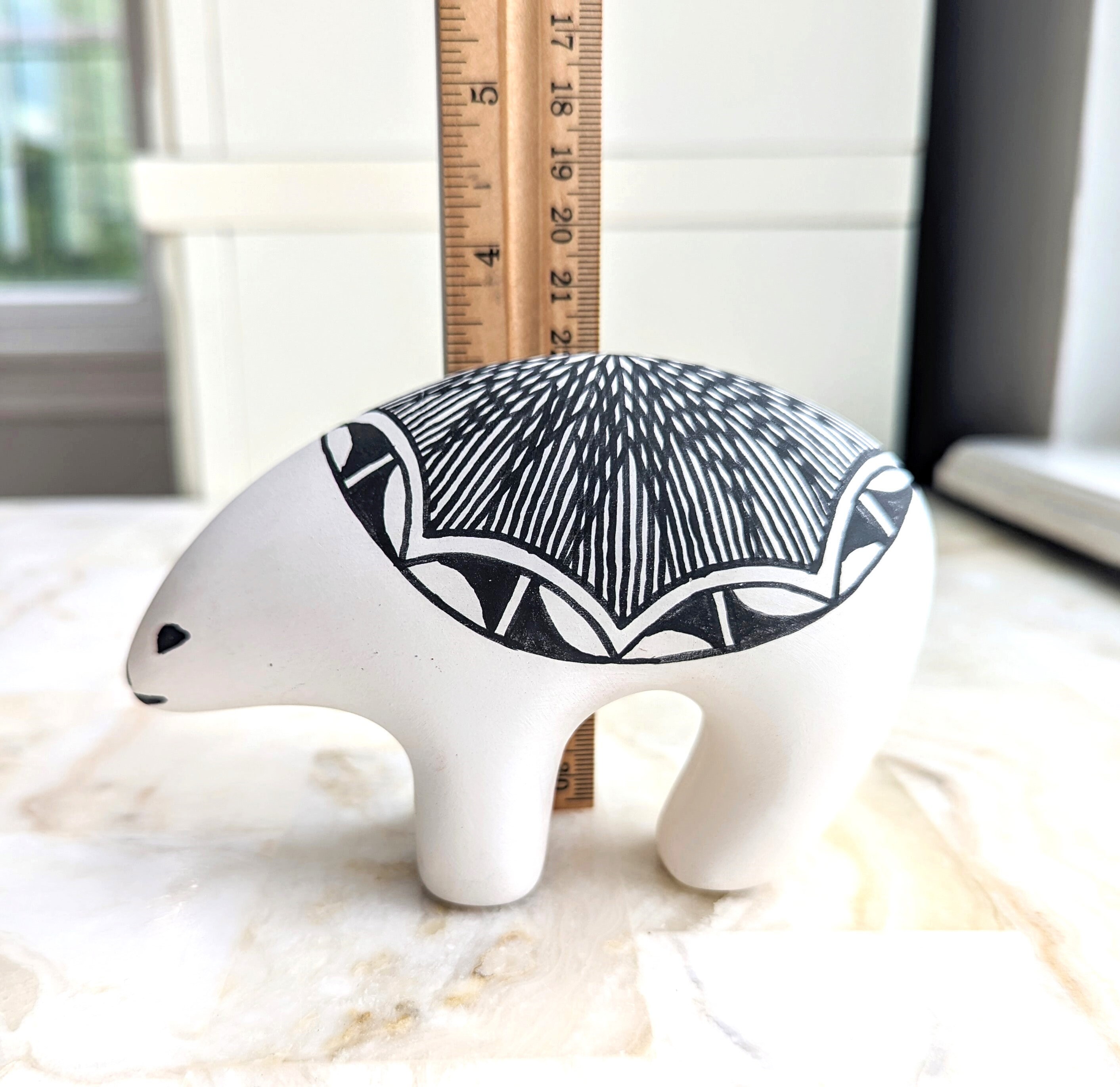 Acoma NM Native American Pueblo Pottery Bear Figurine Signed - Etsy