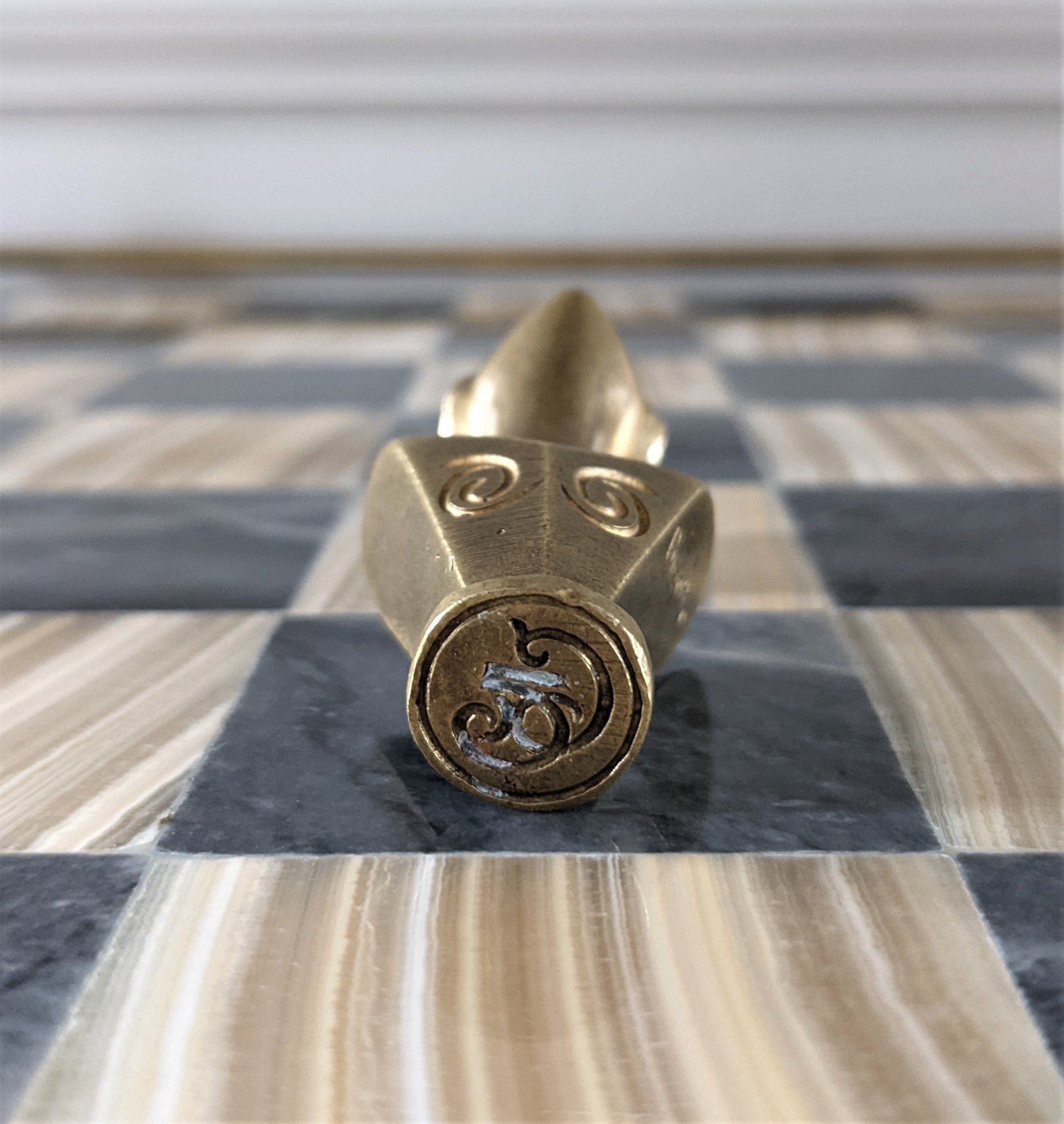 Rare French BIZETTE Lindet Signed Small Bronze Bust and Wax Seal ...