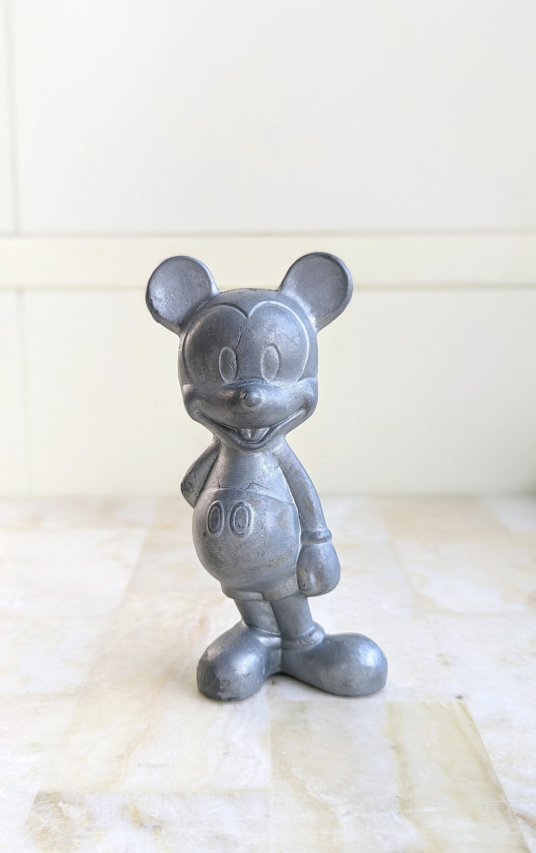 Solid Cast Iron Mickey Mouse Disney Figurine Mickey Statue Sculpture 5. ...