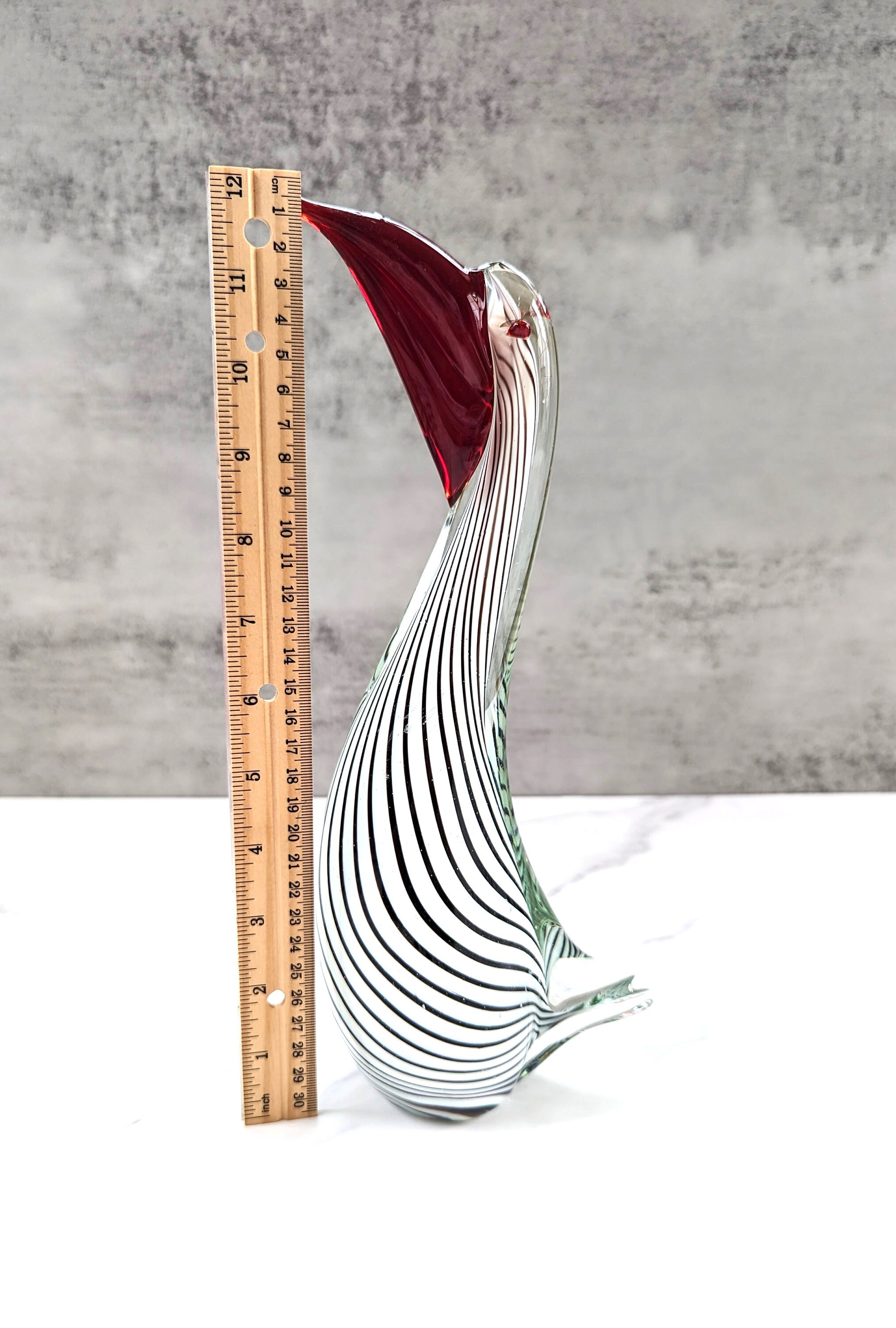 Vintage Murano Italian Blown Glass Toucan Pelican Bird 12 Sculpture - Etsy