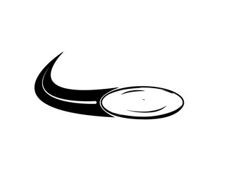 Flying Frisbee Svg - Etsy