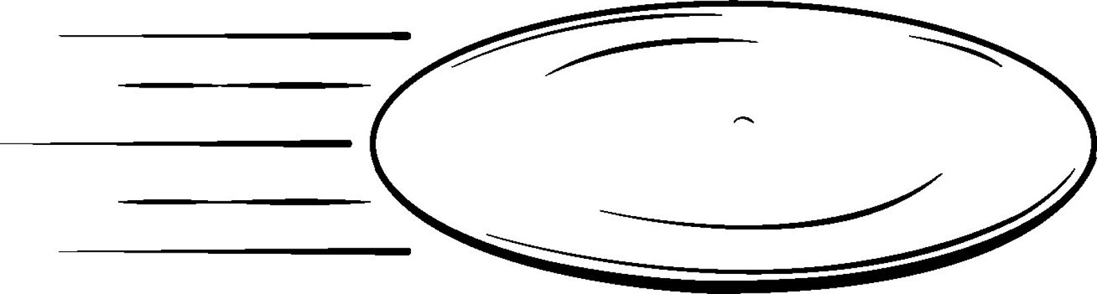 Disc Golf Disc Flying .svg .pdf .png Frisbee Flying - Etsy