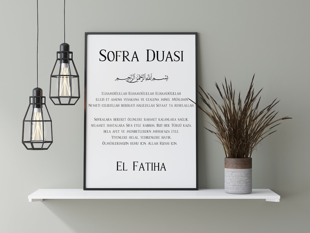 Sofra Duasi - Etsy.de