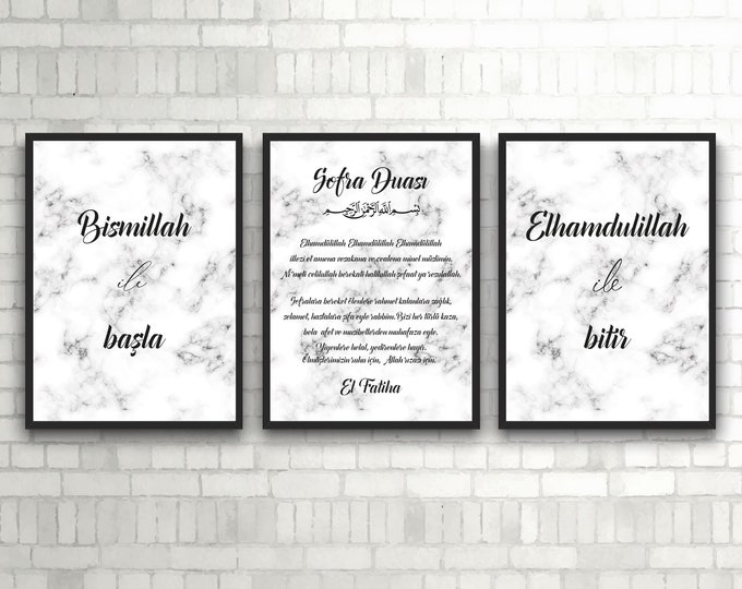 Sofra Duasi Poster Set - Etsy.de