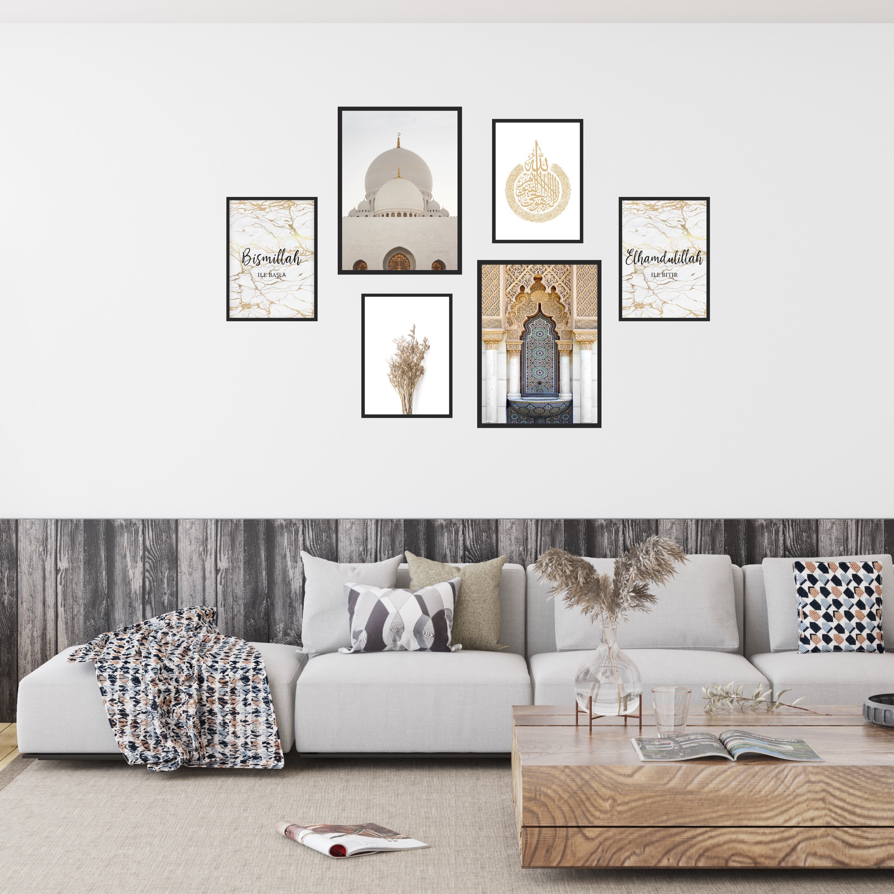 Bismillah ile Basla Poster Set - Etsy.de