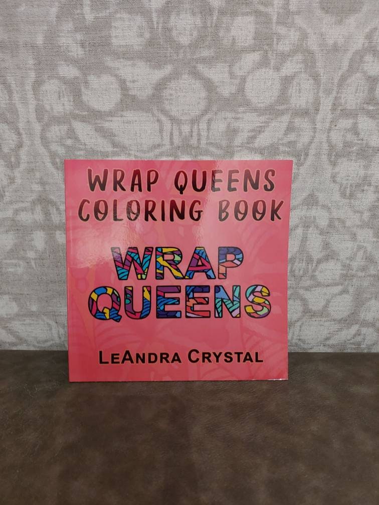 Wrap Queens Coloring Book Adult Coloring Book Coloring Book Head Wraps ...