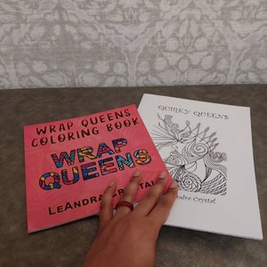 Wrap Queens Coloring Book Adult Coloring Book Coloring Book Head Wraps ...