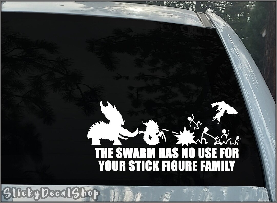 Starcraft Zerg Stick Figure Family Sticker Decal for Auto Car Window - Etsy