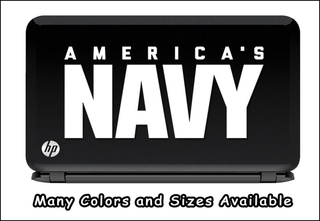 U.S. Navy Logo Sticker Decal for Laptop & Window - Etsy