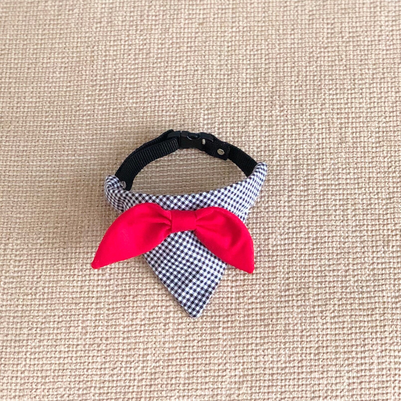 Checkered Chef Bandana/bib Over the Collar for Small Pet - Etsy