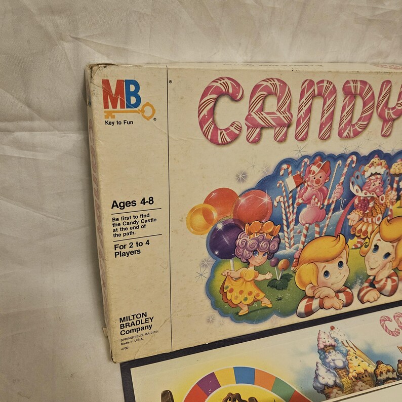 Candy Land Board Game 1984 Board Game Milton Bradley Candy Land Vintage ...