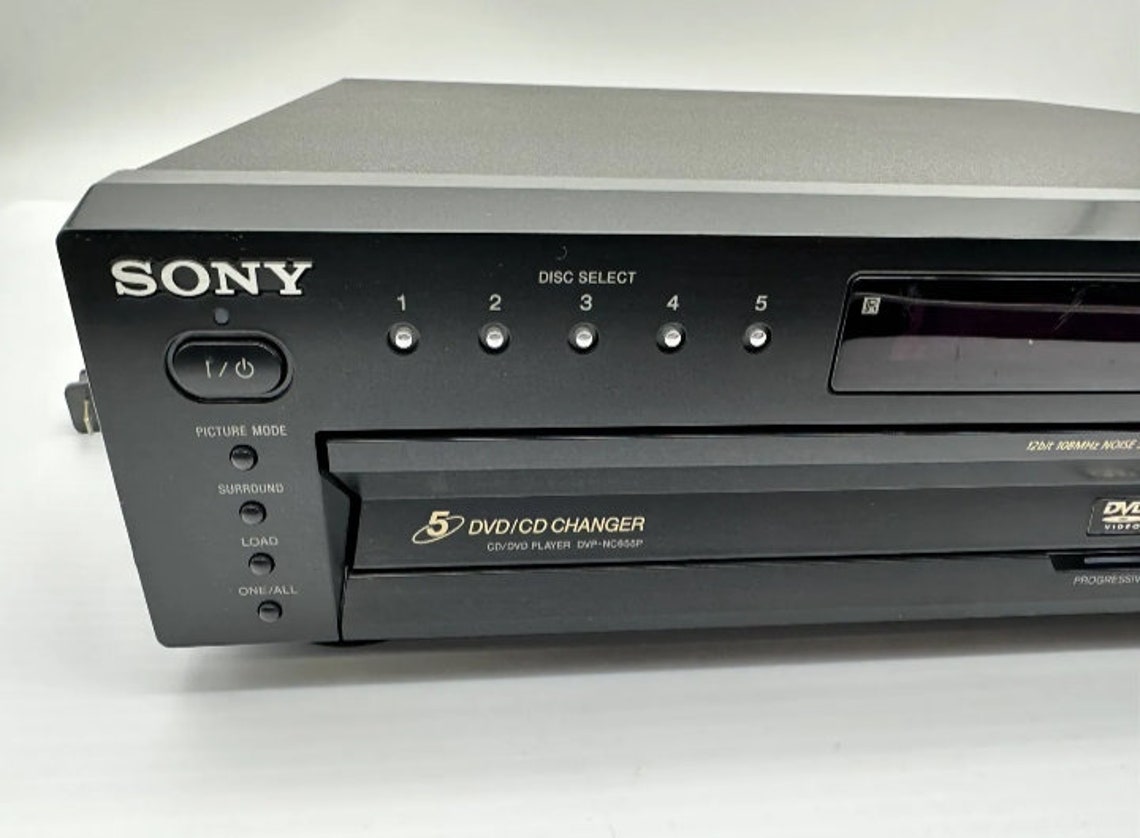 Sony DVP-NC655P 5 Disc DVD CD Carousel Changer Player Tested - Etsy