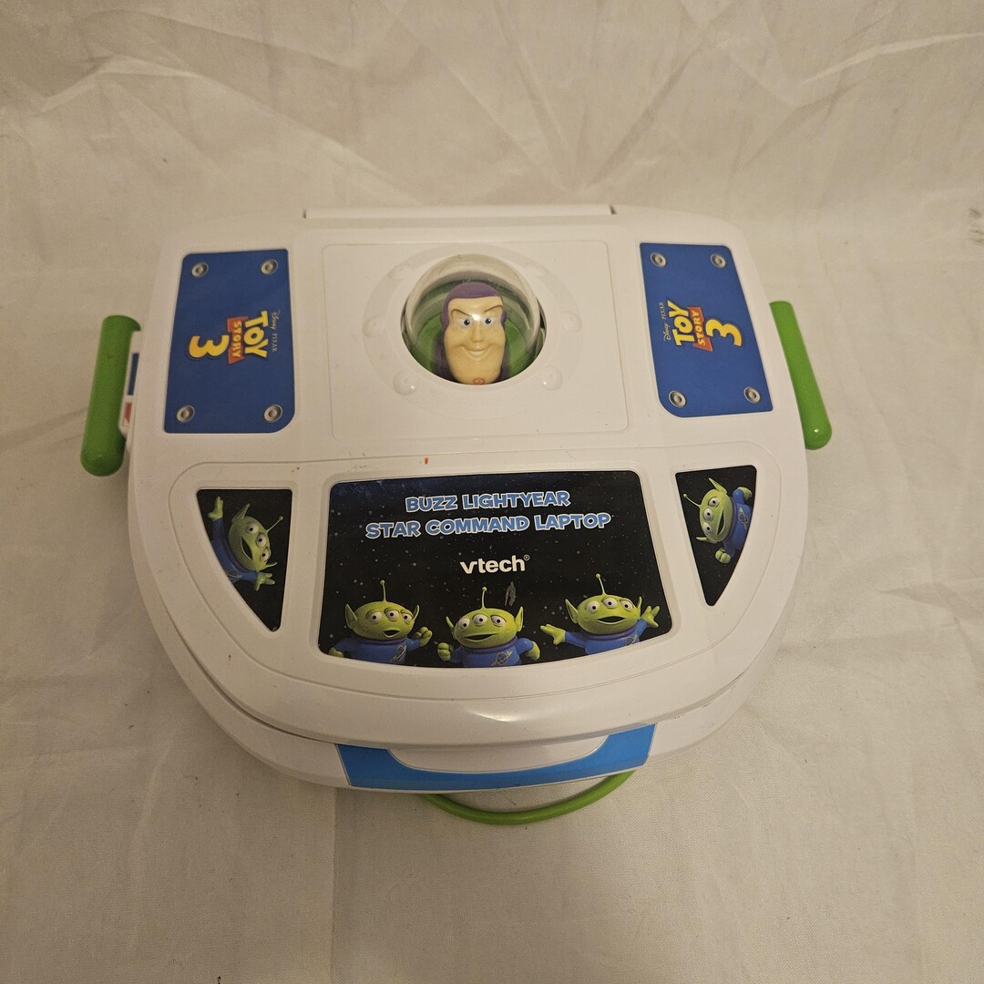 Vtech Toy Story 3 Buzz Lightyear STAR COMMAND Laptop Toy - Countless Features - Etsy