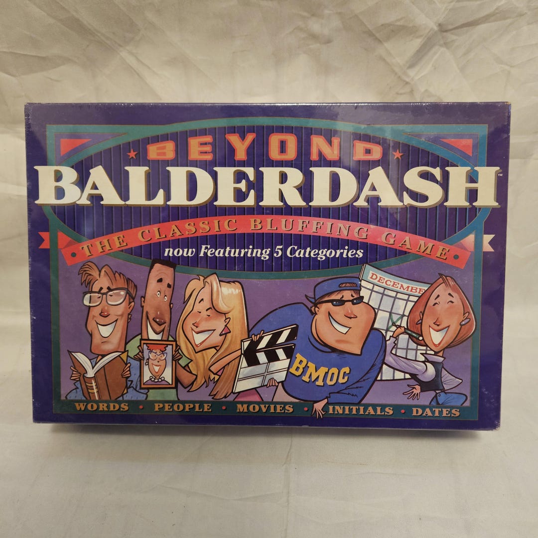Parker Brothers Beyond Balderdash the Classic Bluffing Board Game New ...