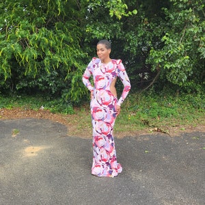 Open Back Dress/backless Dress Pattern|read Item Detail Before Purchase ...