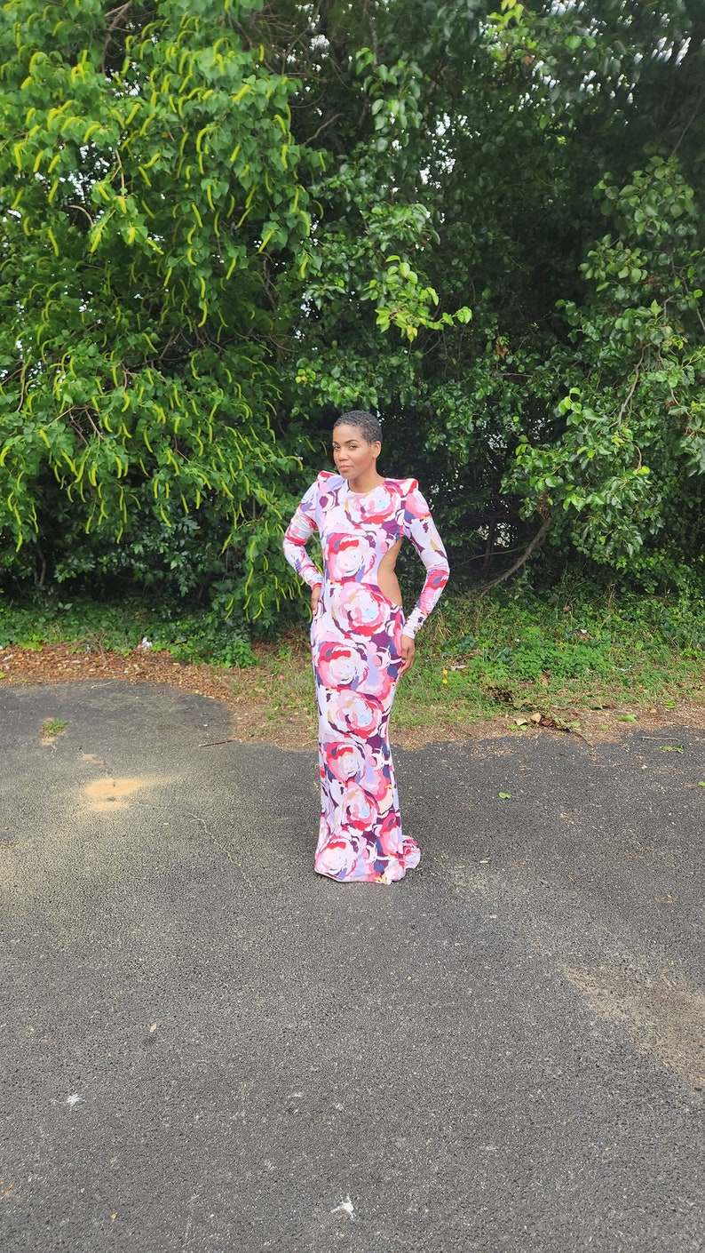 Open Back Dress/backless Dress Pattern|read Item Detail Before Purchase ...