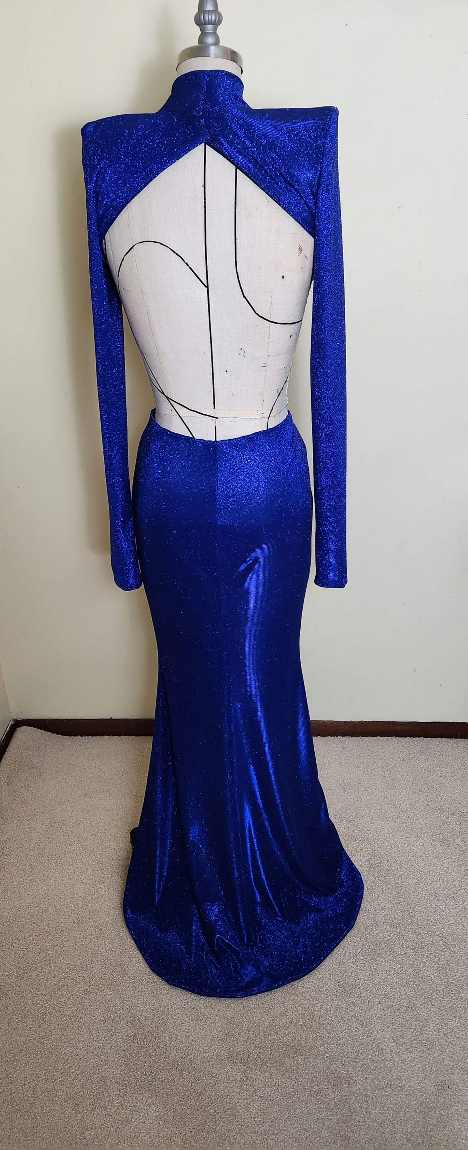 Open Back Dress/backless Dress Pattern|read Item Detail Before Purchase ...