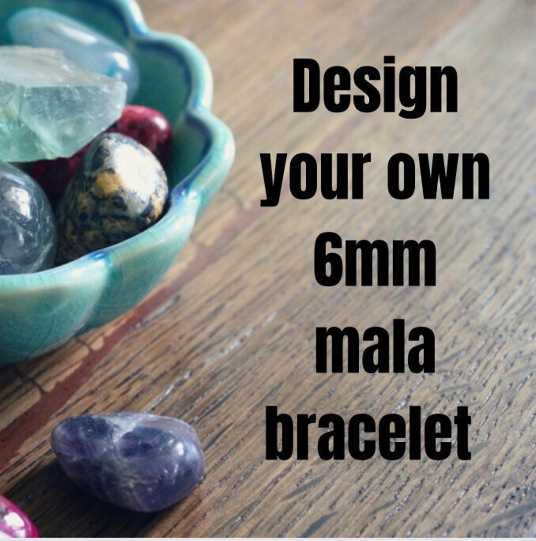 Design Your Own 6mm Mala Bracelet - Etsy