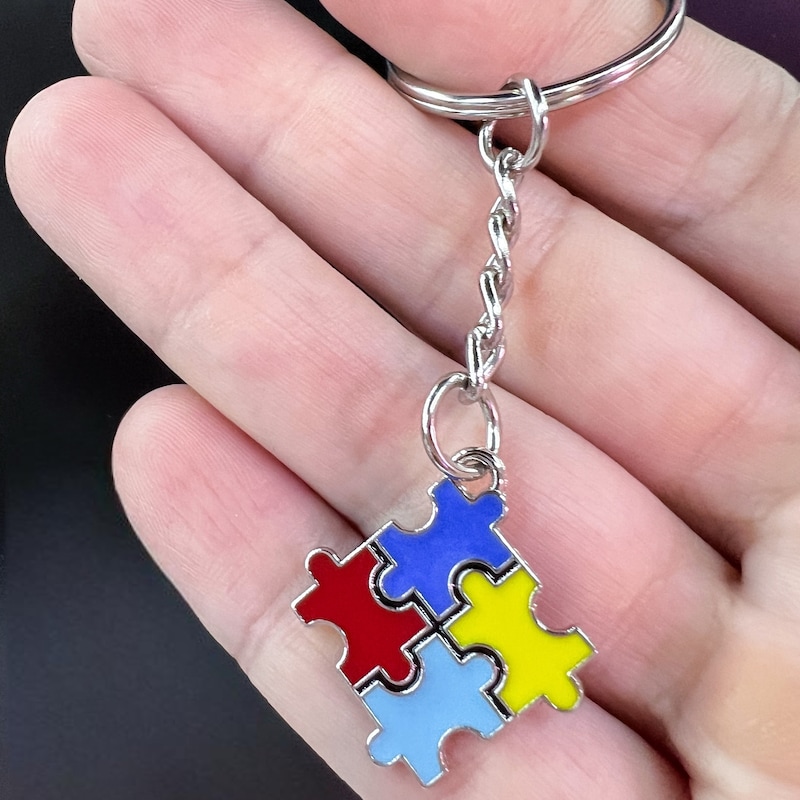 Autism Key Chain - Etsy