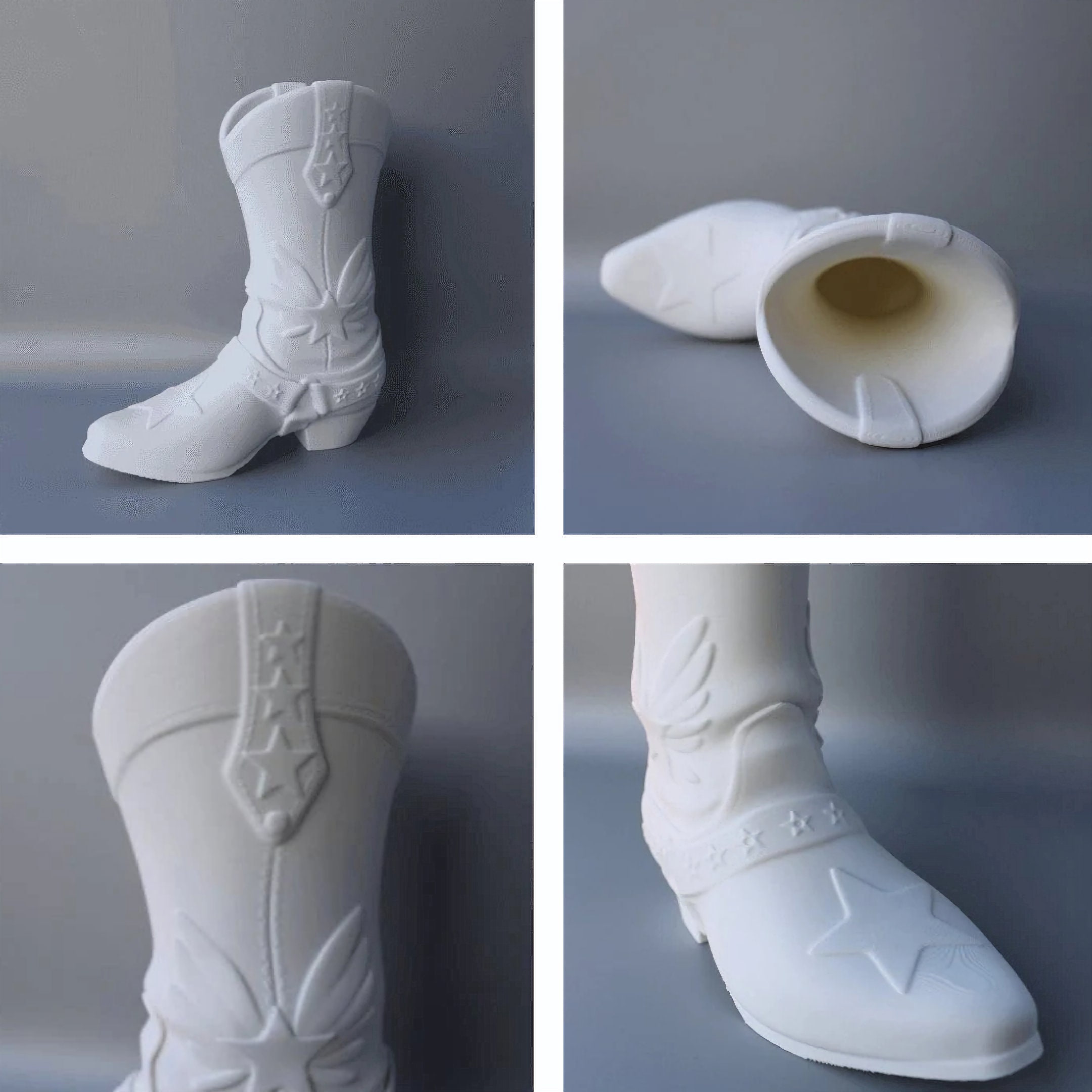 Boot Vase /cowboy Boot Vase/flower Vase /flower Pot Home Decoration - Etsy