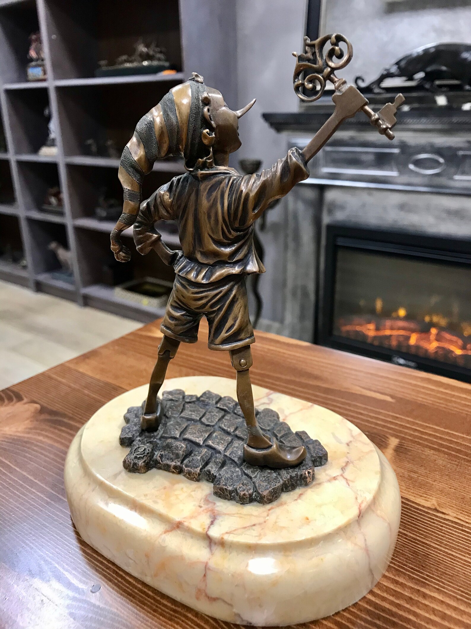 Pinocchio statuette en bronze à collectionner Pinocchio avec | Etsy