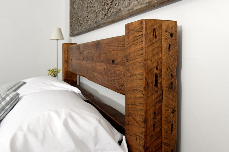 Reclaimed Wood Rafter Loft Bed Farmhouse Style - Etsy