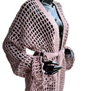 Mesh Cardigan Crochet Pattern Beginner Friendly - Etsy
