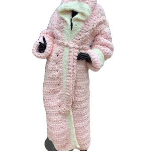 Chunky Crochet Robe Pattern: Easy Loungewear (PDF Download) - Etsy