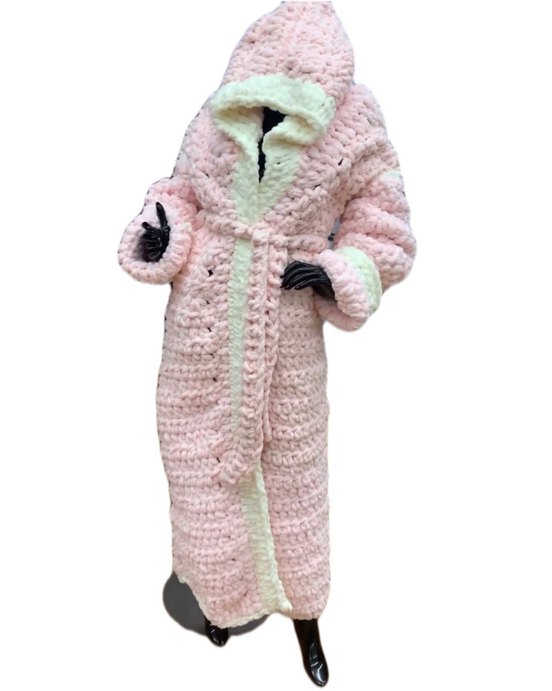 Chunky Crochet Robe Pattern: Easy Loungewear (PDF Download) - Etsy