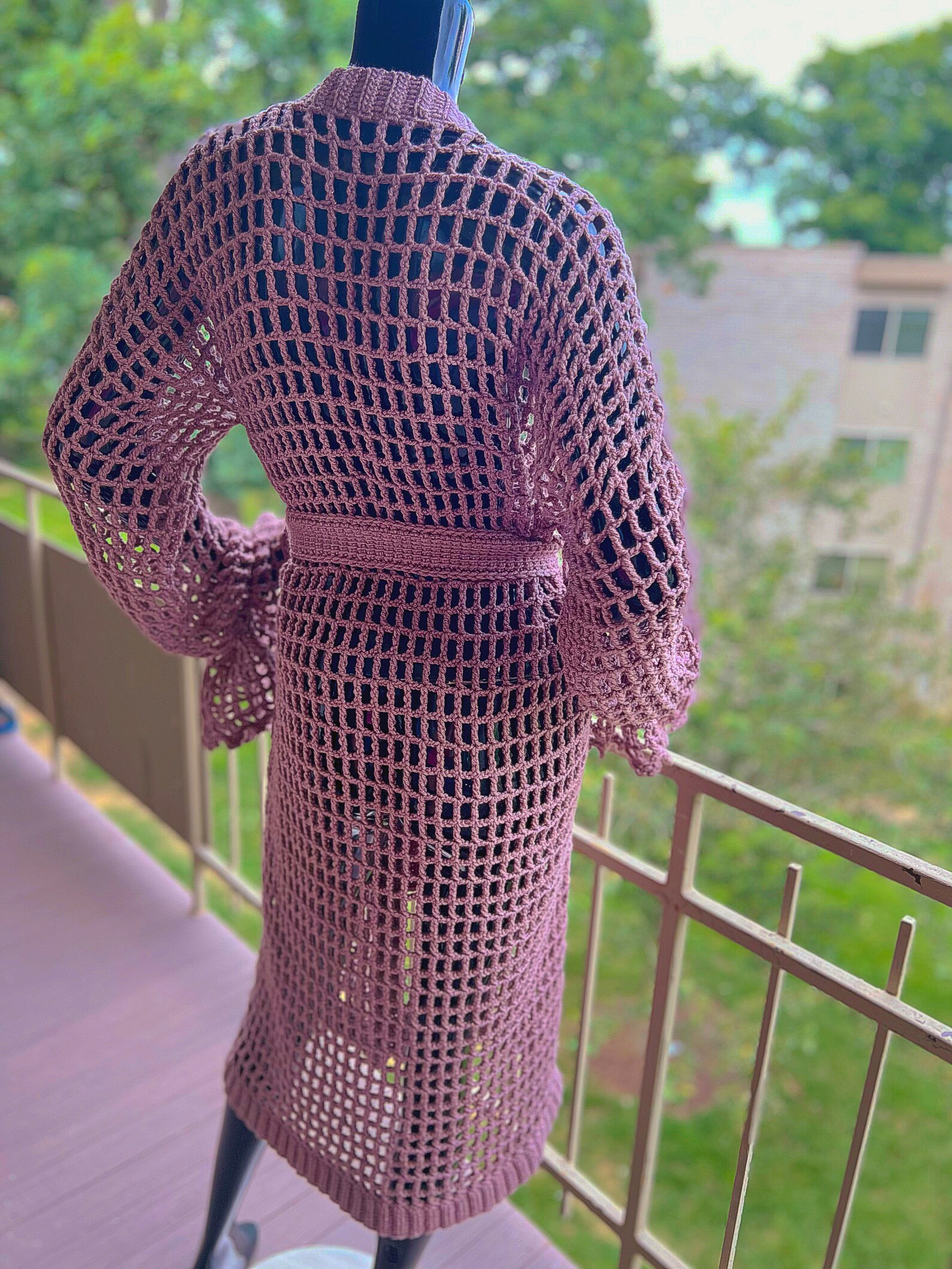 Mesh Cardigan Crochet Pattern Beginner Friendly - Etsy