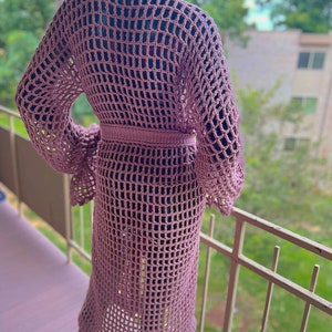 Mesh Cardigan Crochet Pattern Beginner Friendly - Etsy