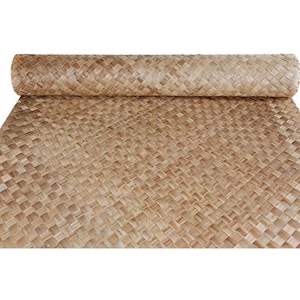 1- 4 Ft X 8 Ft Lauhala Weave Matting Roll Wall Covering Thatch Tiki Bar ...
