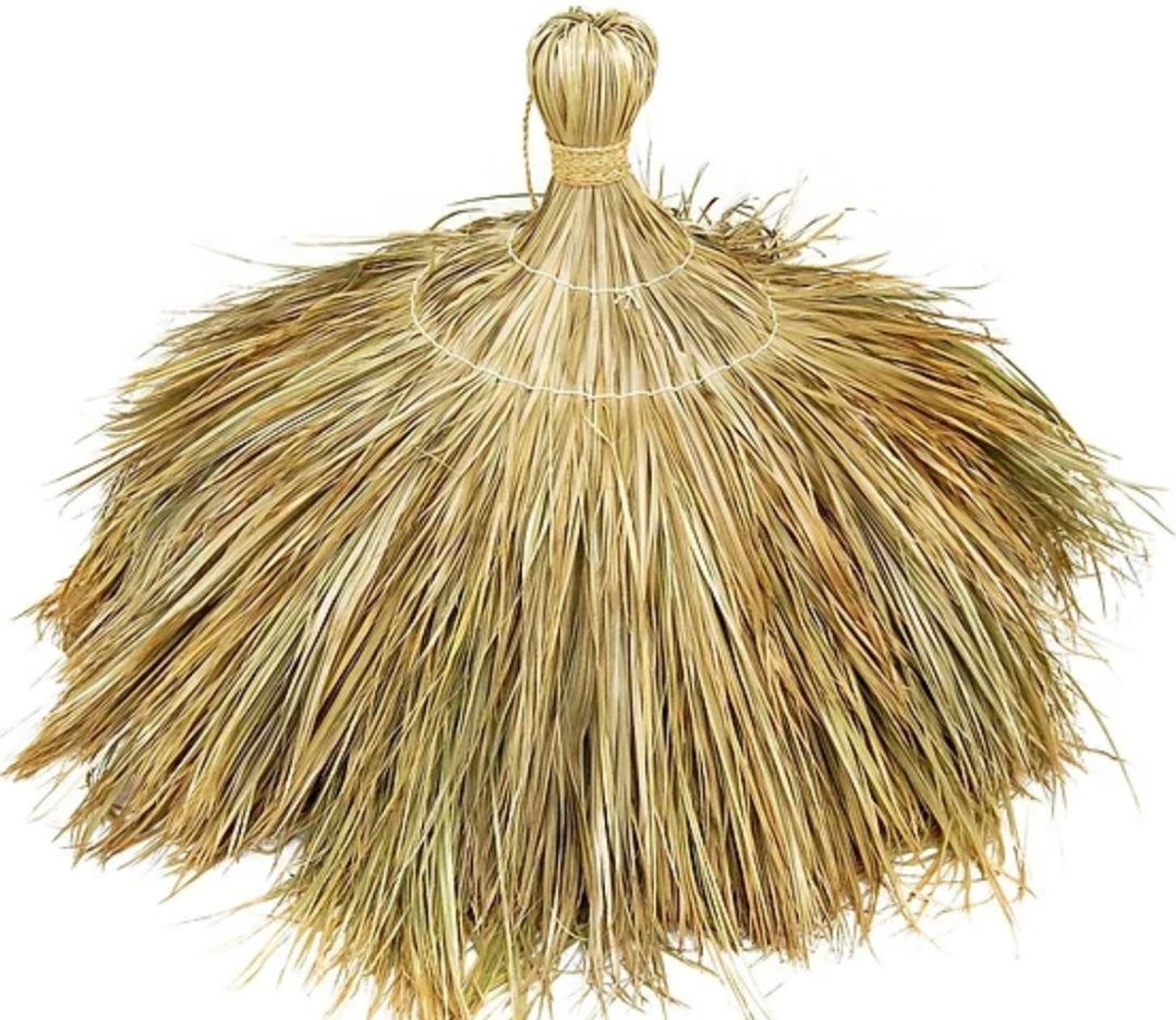 Tahitian Fuji Palm Thatch Round Top Cone Cap 3 Feet Dia Round Fast ...