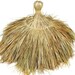 Tahitian Fuji Palm Thatch Round Top Cone Cap 3 Feet Dia Round Fast ...