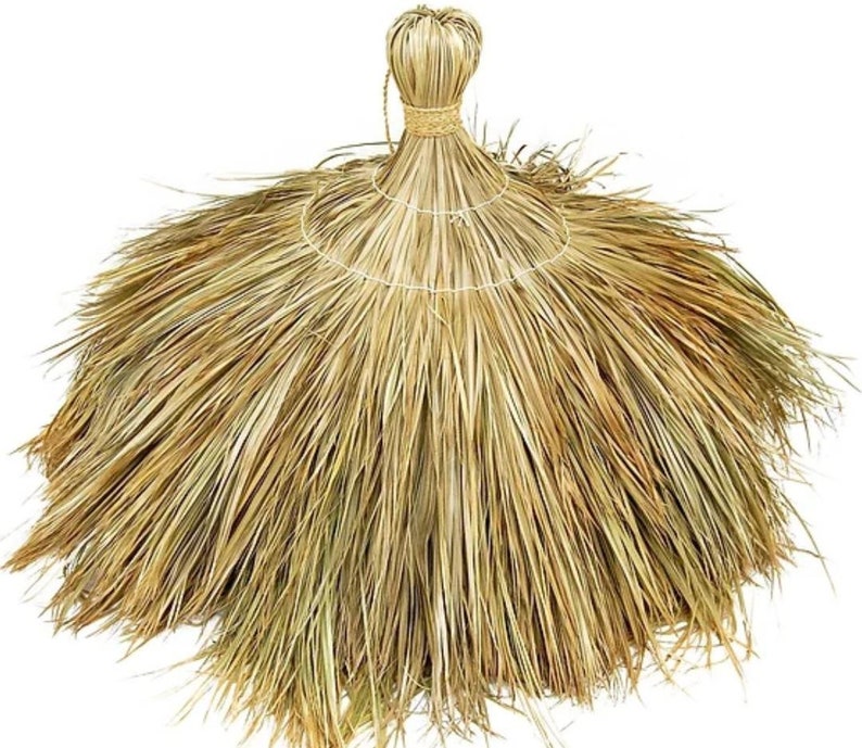 Tahitian Fuji Palm Thatch Round Top Cone Cap 3 Feet Dia Round Fast ...