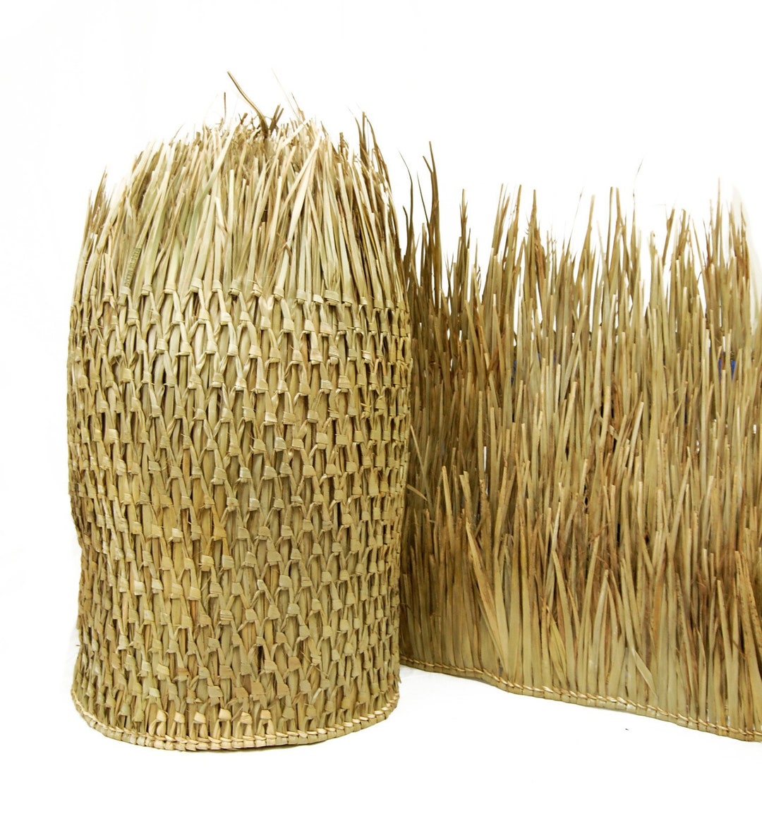 30"x12' Commercial Grade Tiki Hut Bar Mexican Palm Roof Thatch Runner ...